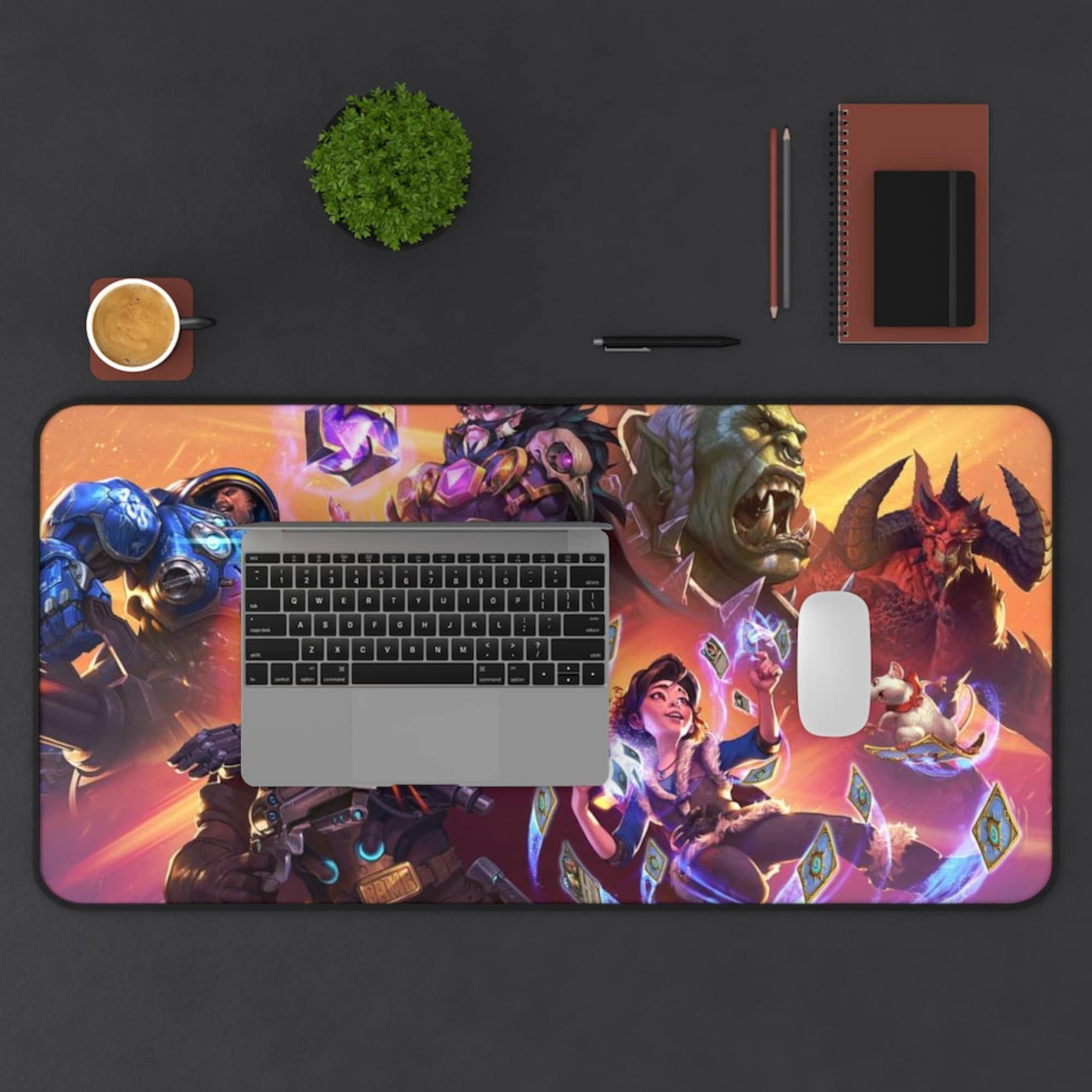 Blizzard WoW- Hearthstone -Desk Mat- Mouse Pad - Craft Mat
