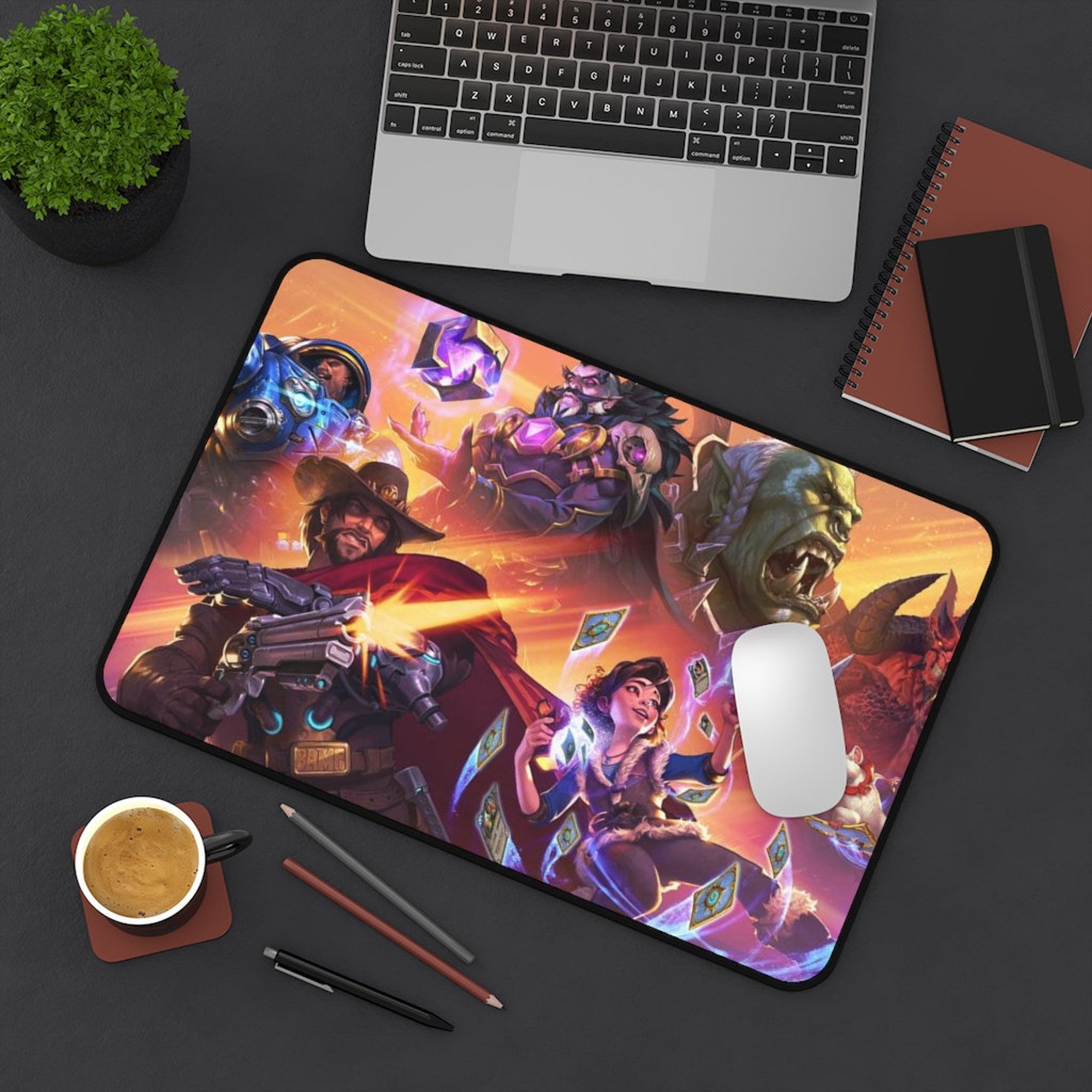 Blizzard WoW- Hearthstone -Desk Mat- Mouse Pad - Craft Mat