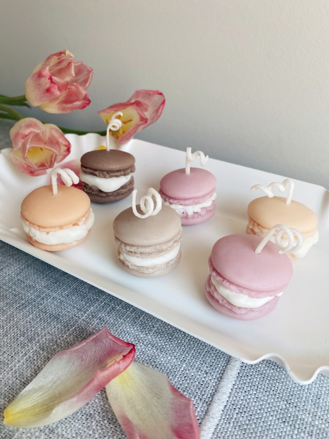 Handmade Macaron Candle Gift Cute Home for Her Fragrance - Etsy