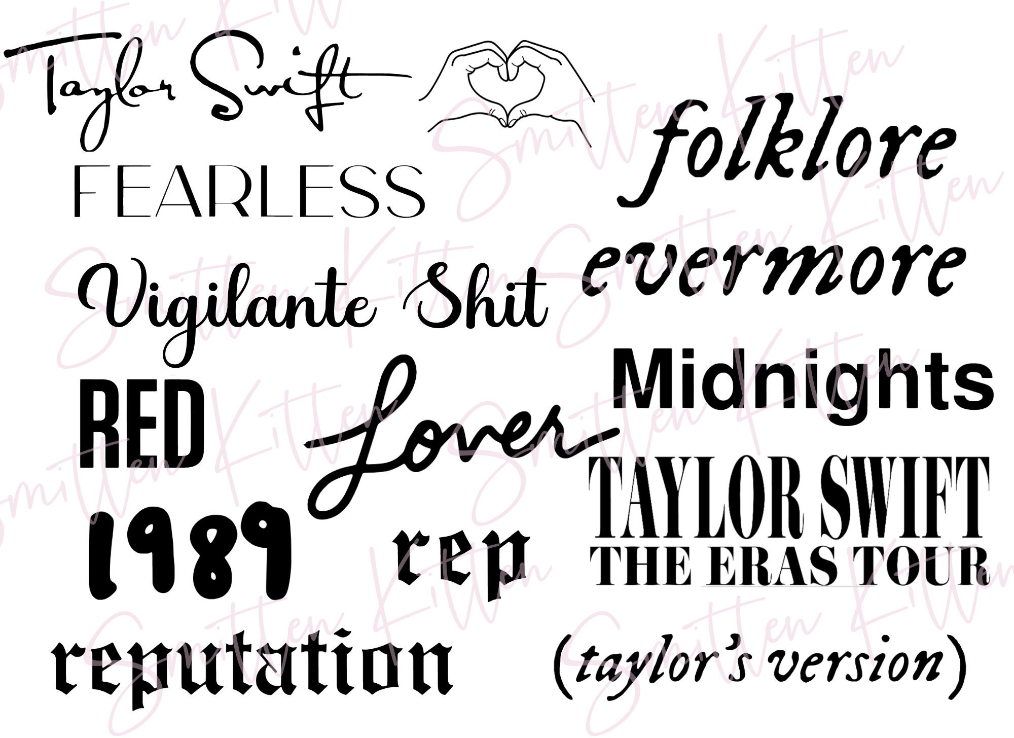 Taylor Swift Eras Tour Font - font Taylor Swift Eras Tour Font - font