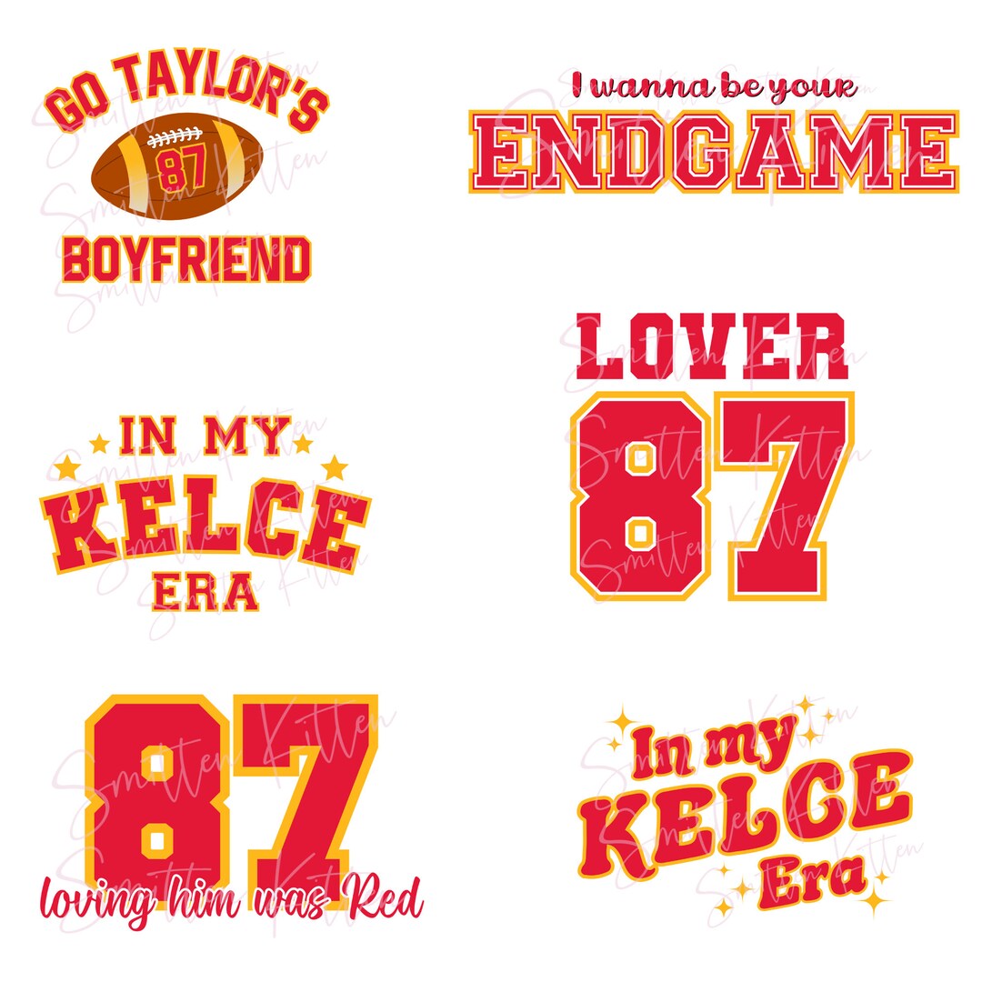 Taylor - Travis Kelce - Chiefs - Tay Tay - Bundle - KC Chiefs Inspired ...