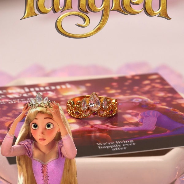 Tangled Princess Ring - Etsy