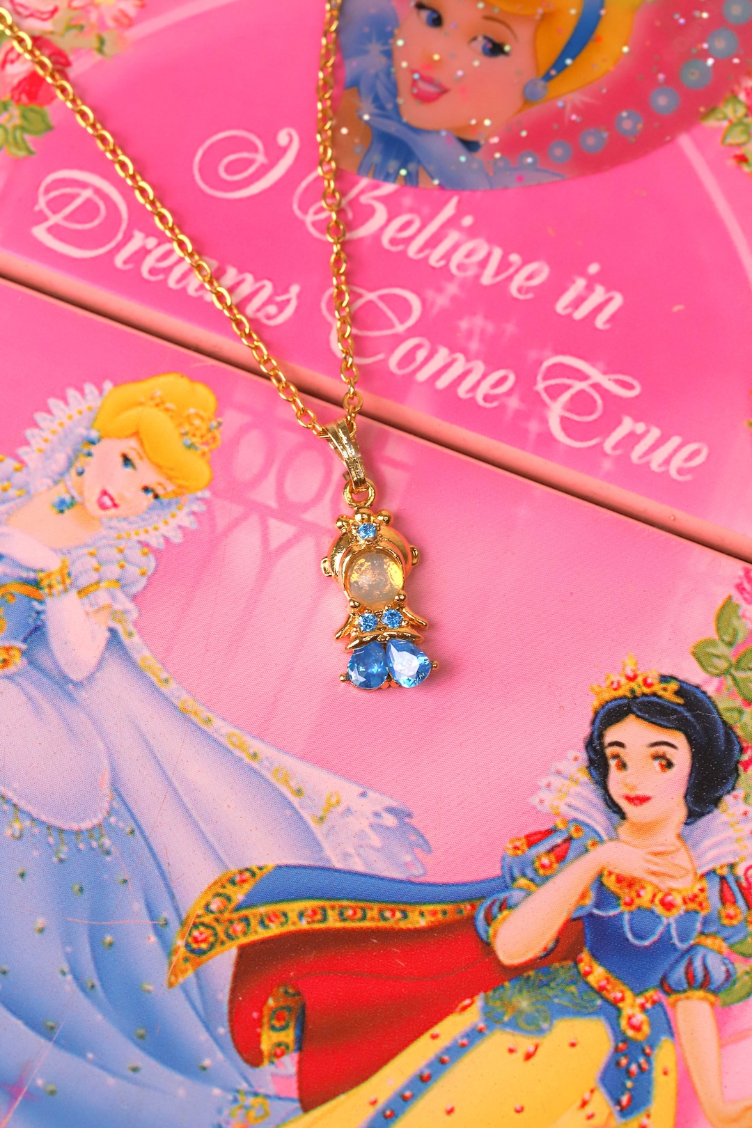 Cinderella Disney Charm Disney Princess Charm Necklace - Etsy