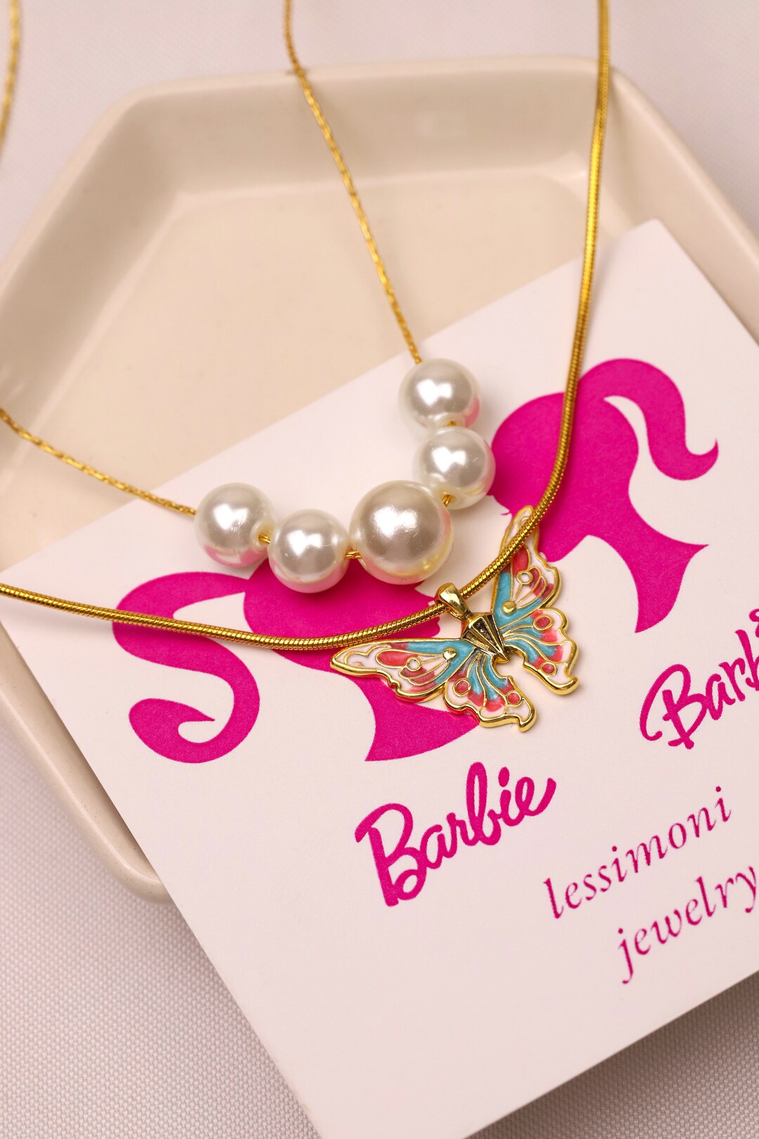 Fairytopia Elina Butterfly Necklace Mermaidia Necklace Set - Etsy