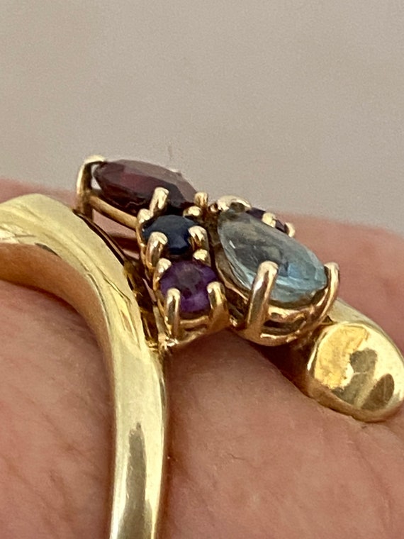 Vintage multi stone ring - Gem