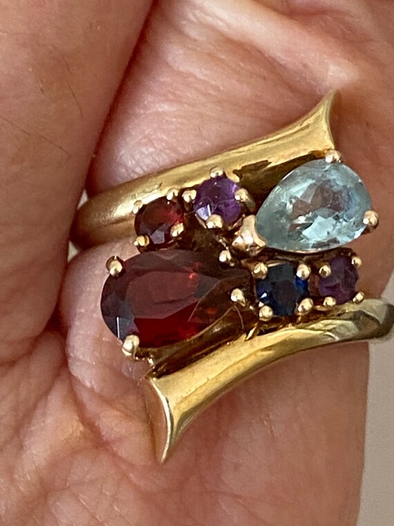 Vintage multi stone ring - Gem