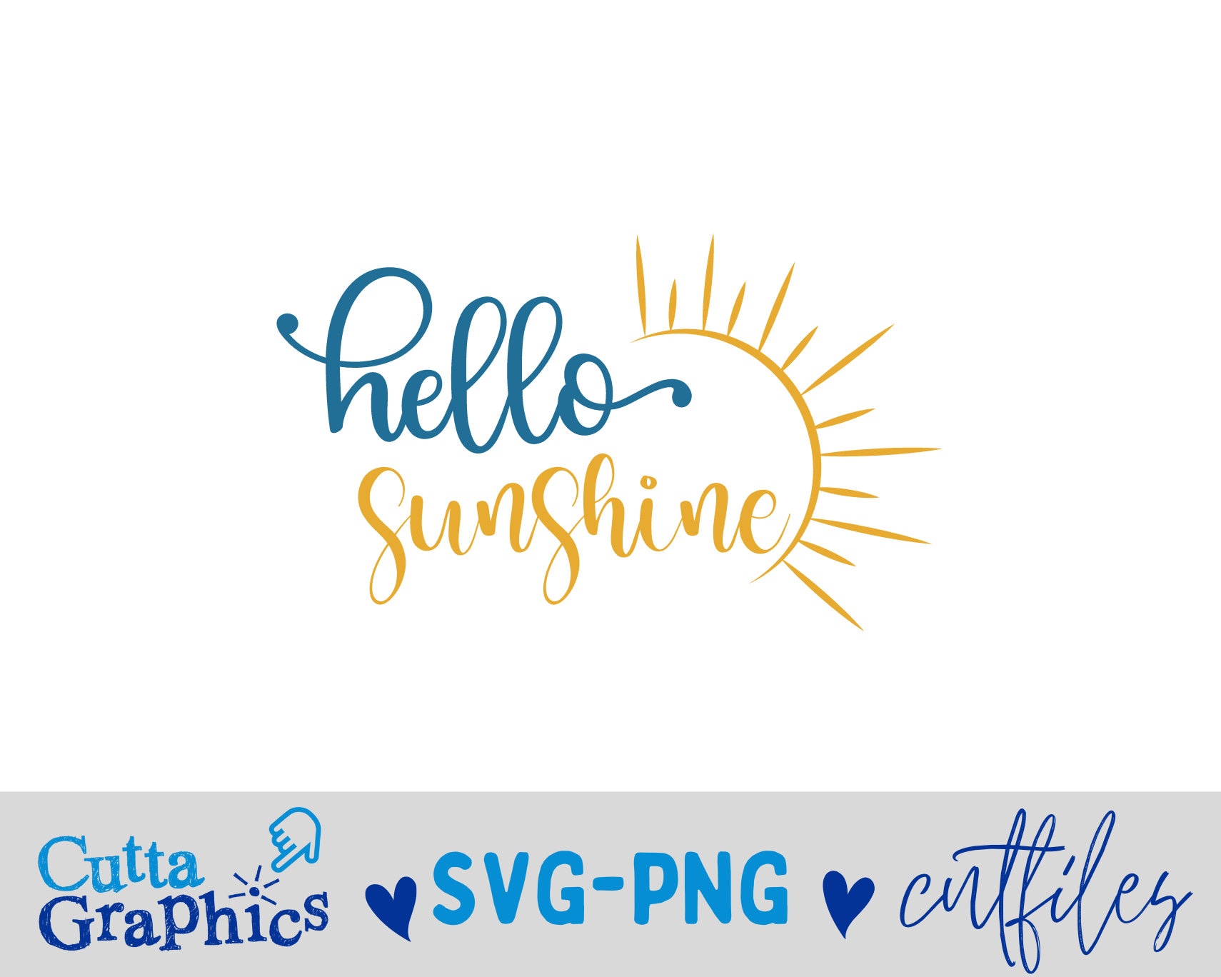 Hola Sunshine SVG, Corazón, Verano, Sol svg, Verano Svg, Primavera svg ...