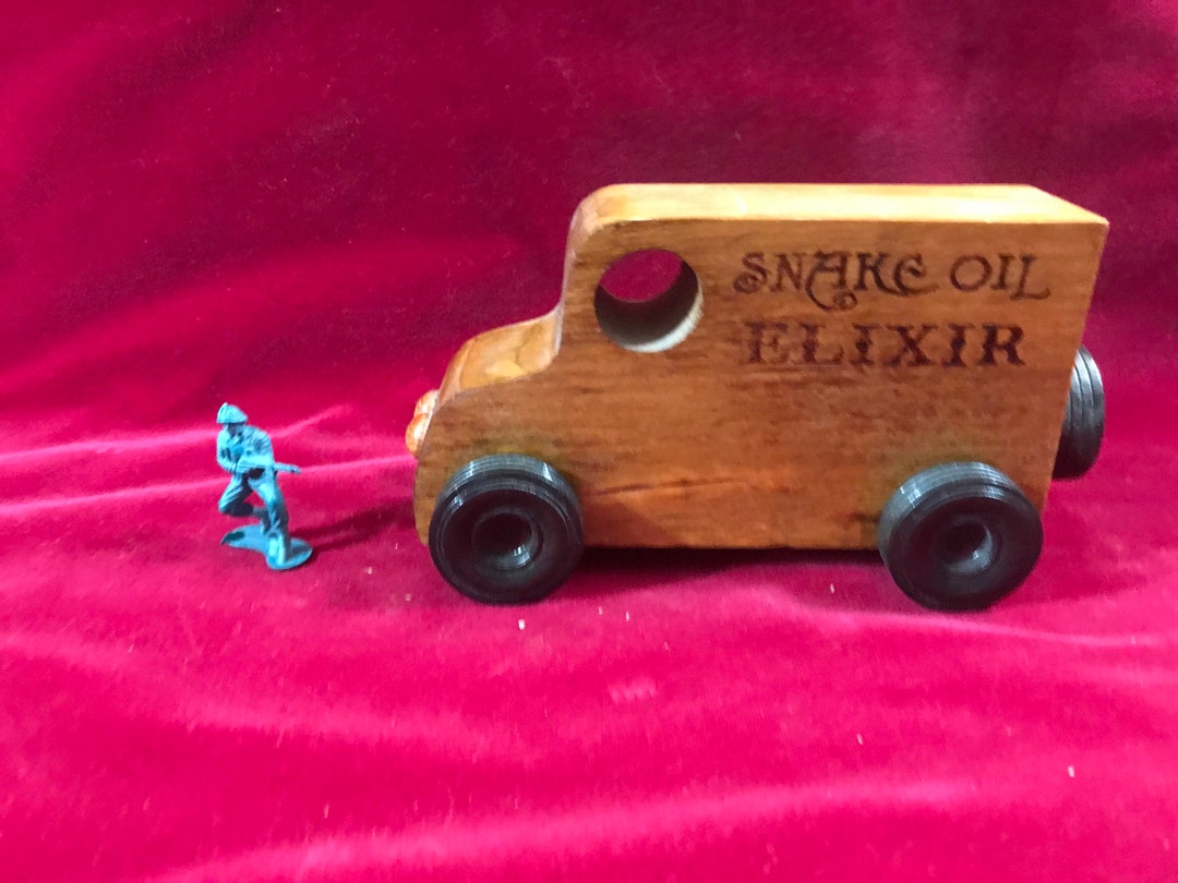 Snake Oil Elixir Wooden Toy Car/delivery Van - Etsy
