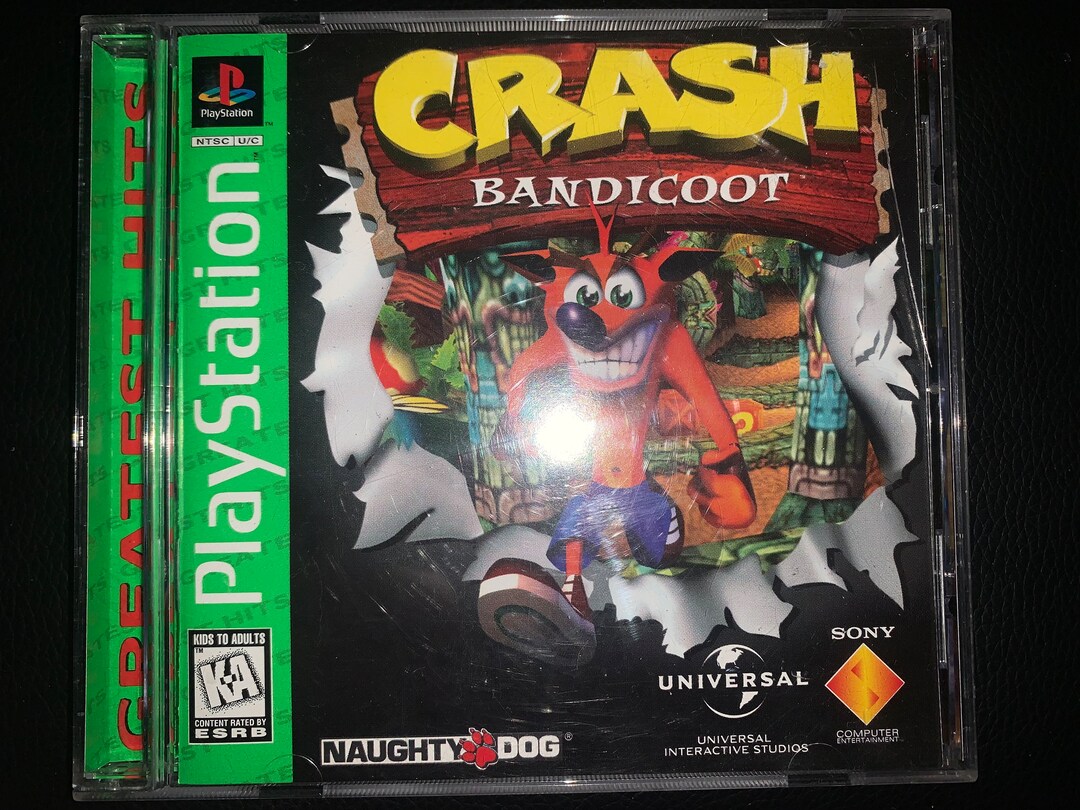 Crash Bandicoot greatest Hits Ps1 1996 - Etsy