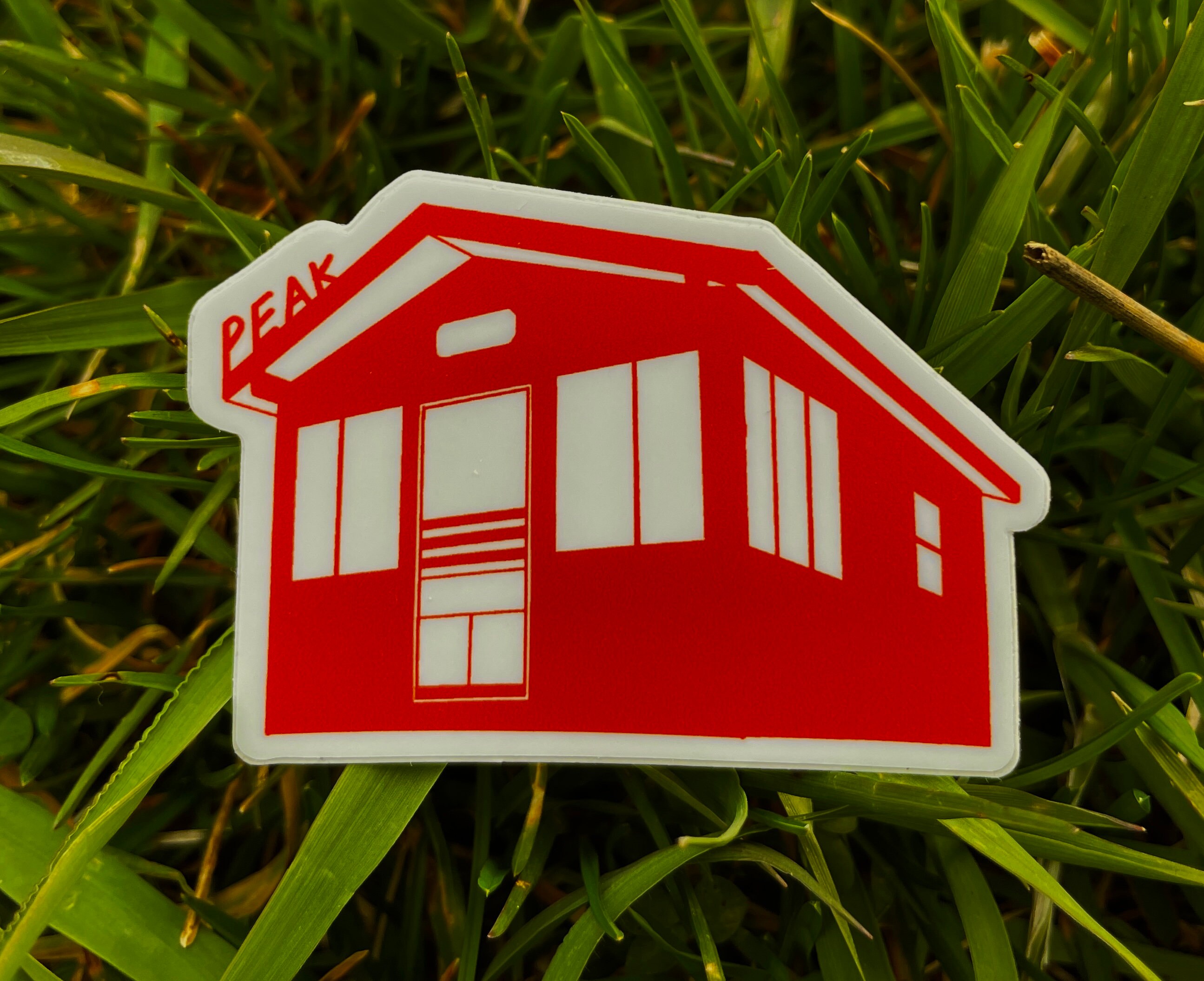 Small Cabin Peak Sticker - Etsy
