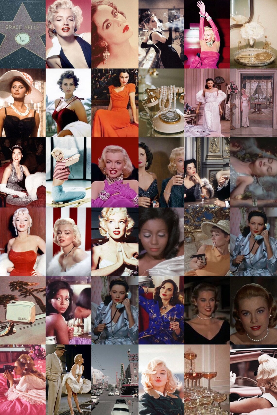 Vintage Old Hollywood Glamour Aesthetic Photos, Golden Age Glamour ...