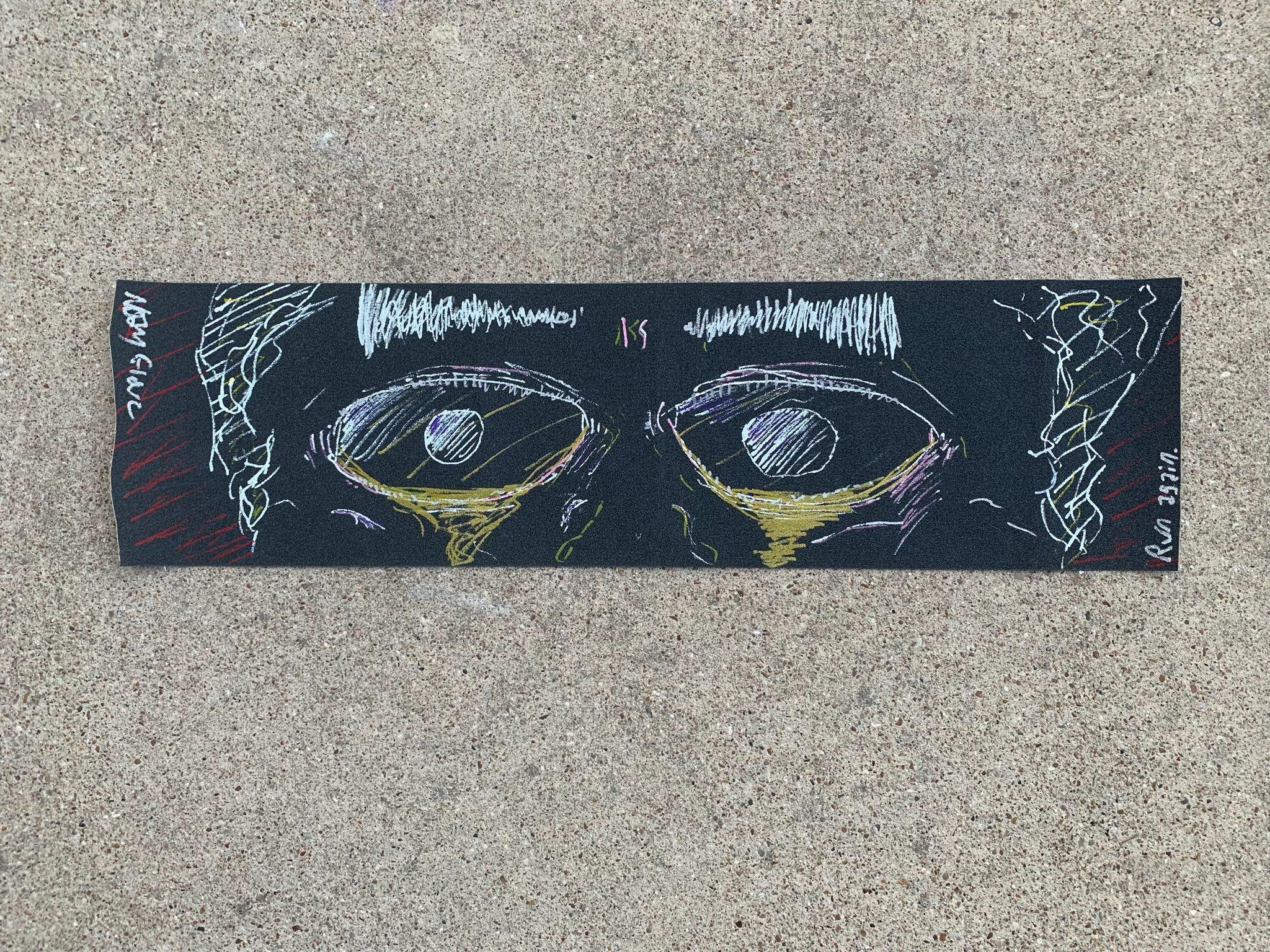 Custom Painted Griptape | Snake Grip Art | Space Grip Art | Jessup ...