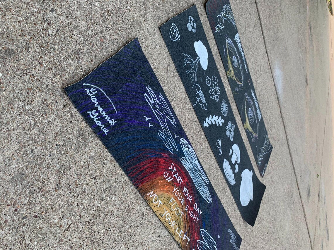 Custom Painted Griptape | Snake Grip Art | Space Grip Art | Jessup ...