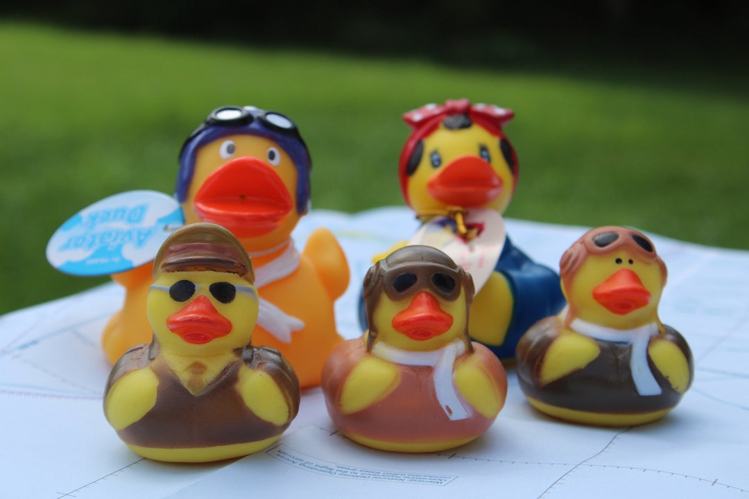 Aviator Rubber Duckies - Etsy