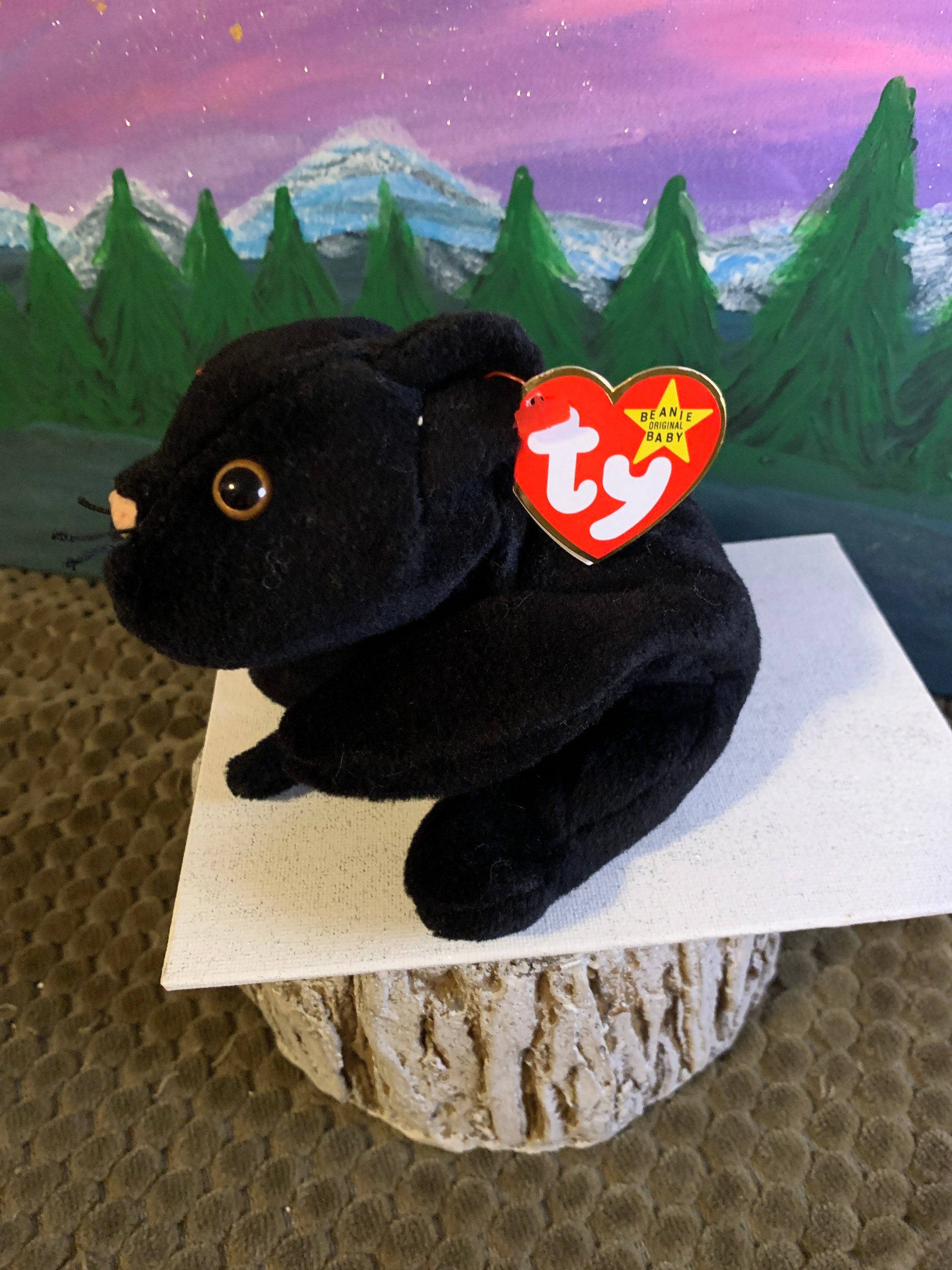Vintage TY Original Brand Original Beanies Collection Panther - Etsy