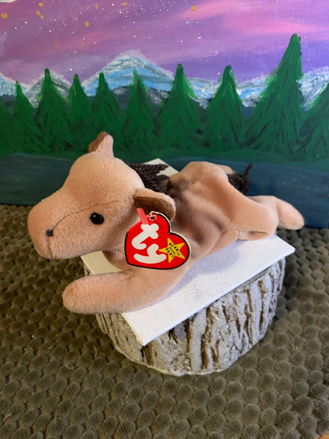 Vintage TY Original Brand Original Beanies Collection Horse “derby ...