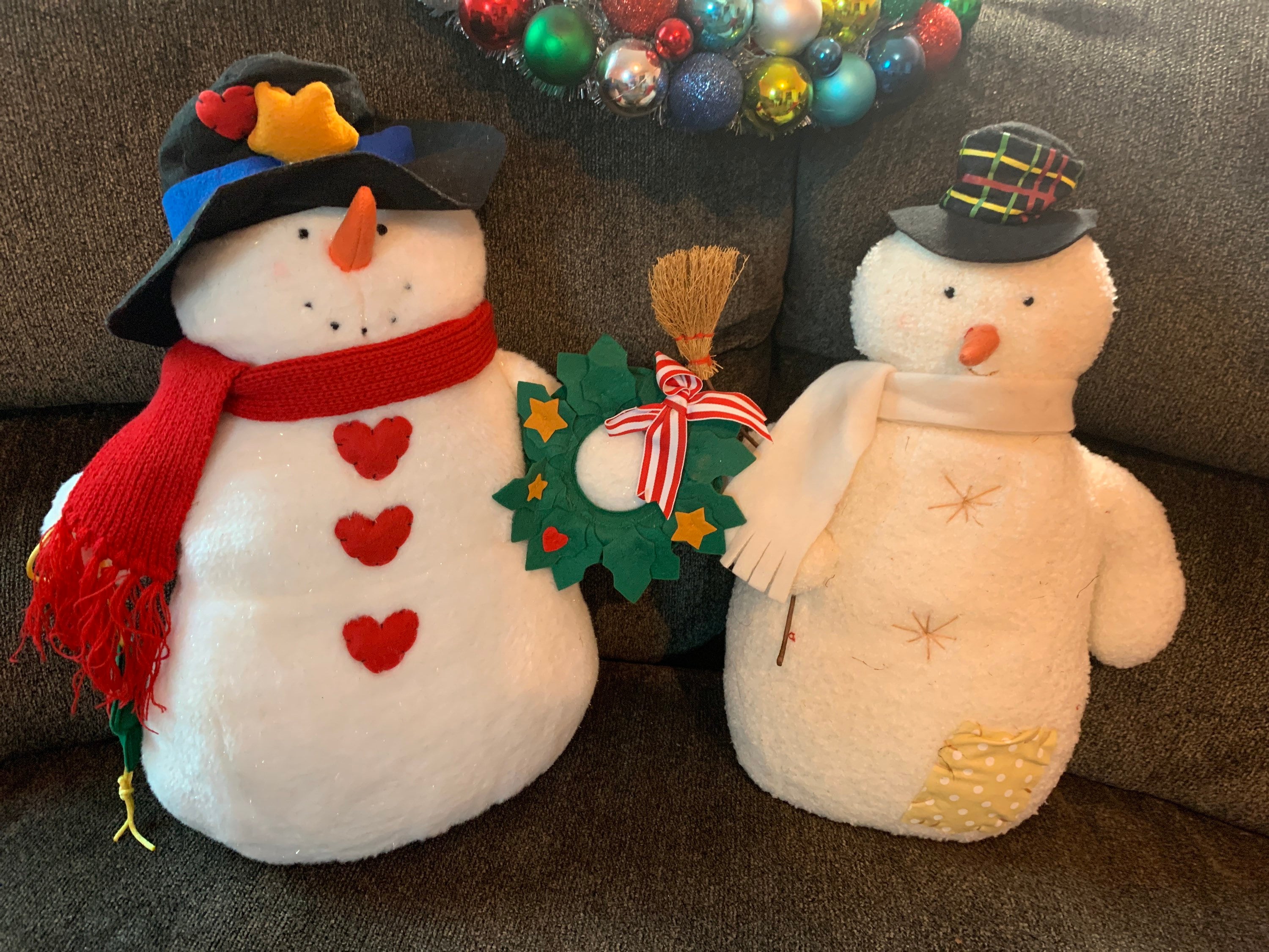 Hallmark Christmas Snowman- Vintage Decorative Snowman or Snow Lady ...