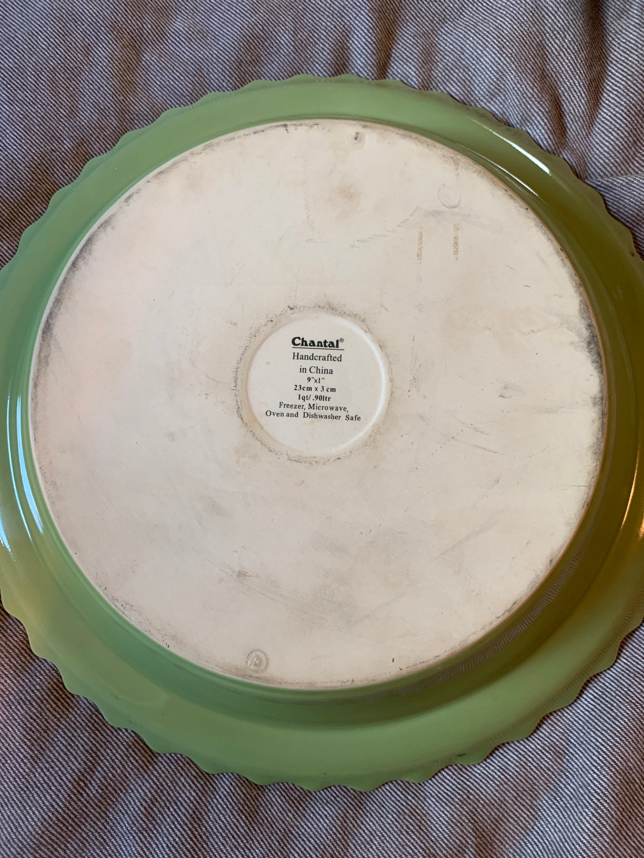 Ceramic Set of Two Vintage Pie Plates in Excellent Condition! - Etsy
