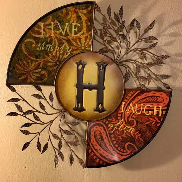 Metal Letter H - Etsy