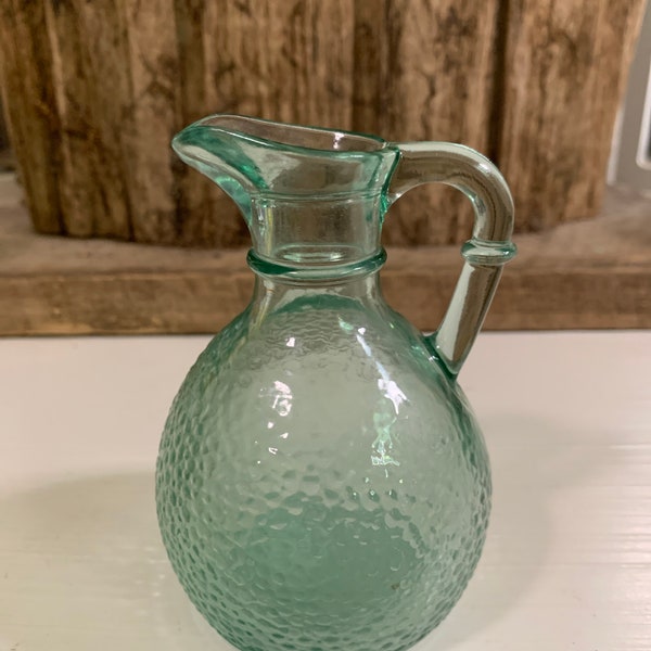 Small Glass Pitcher - Etsy