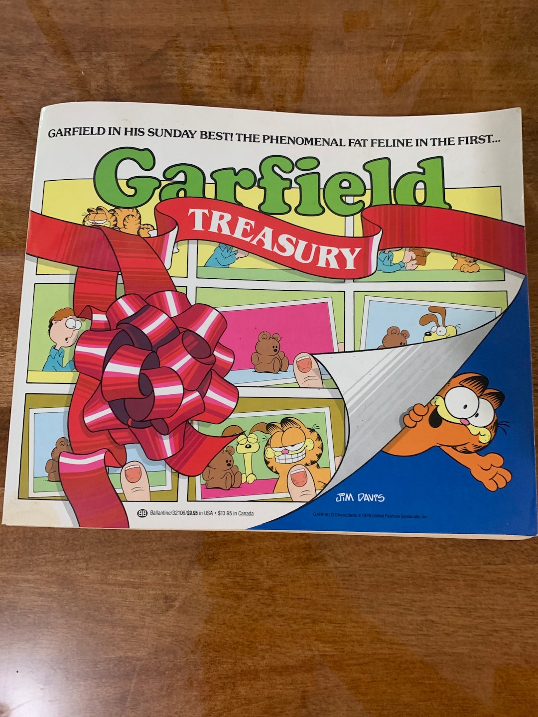 Garfield Comics- Vintage 1982 Garfield Treasury Collectable Jim Davis ...