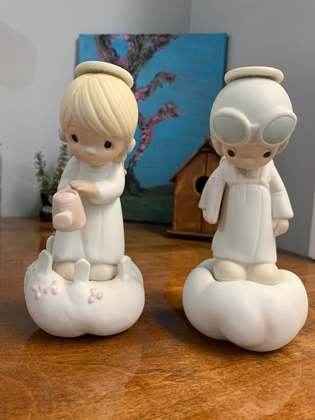 Enesco Precious Moments Figurines- Vintage 1983 Porcelain Collectable ...