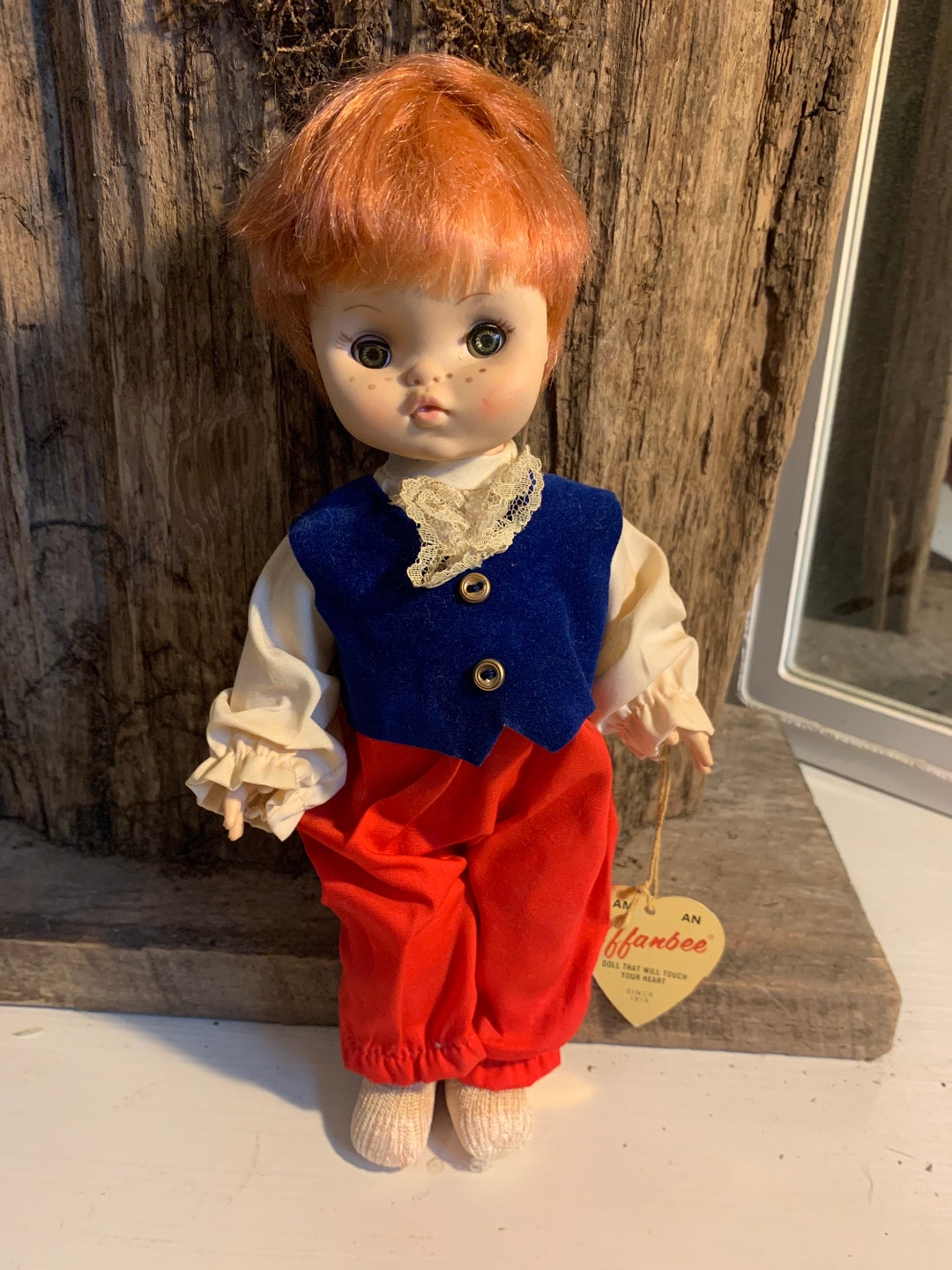 Collectible Vintage EFFANBEE Doll Corp Red Headed Boy Doll With Ruffles ...