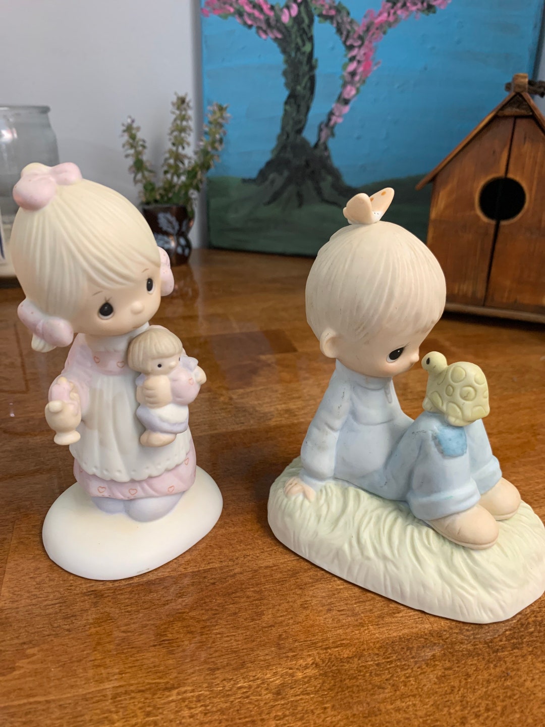 Enesco Precious Moments Figurines Vintage Collectable Porcelain 1970s ...