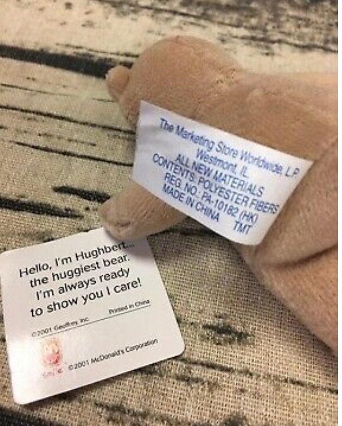 Vintage Collectable Animal Alley by Toys R Us “hughbert” 2001 Plush Toy ...