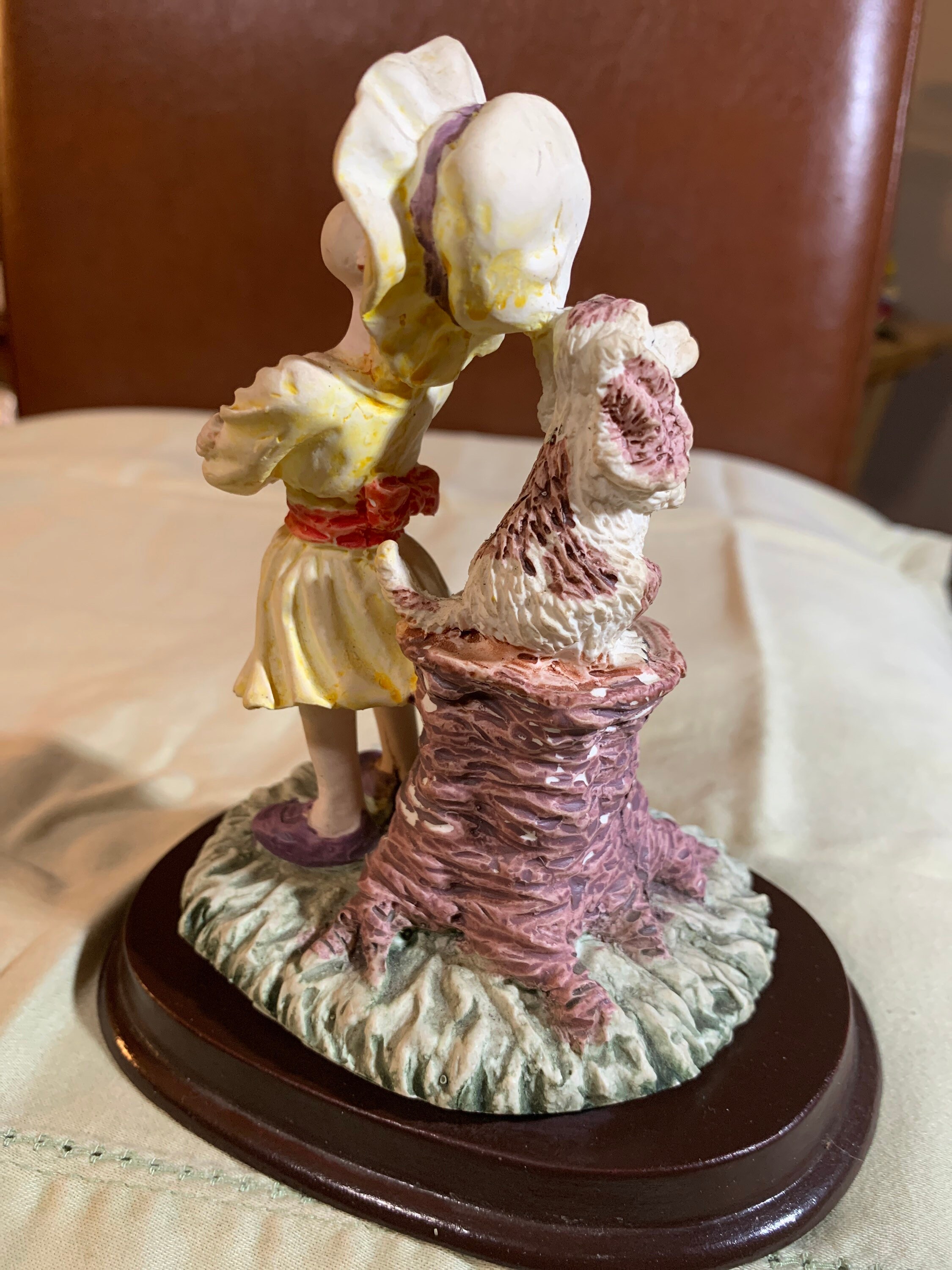 Misubanti Collection Vintage Figurine With Girl and Dog the Grand Stand ...