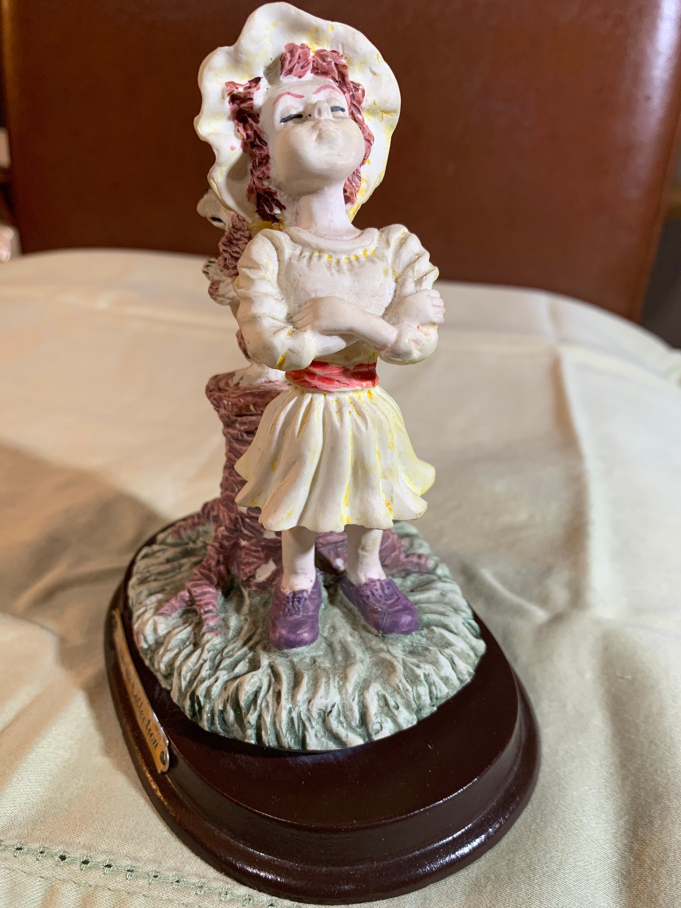 Misubanti Collection Vintage Figurine With Girl and Dog the Grand Stand ...