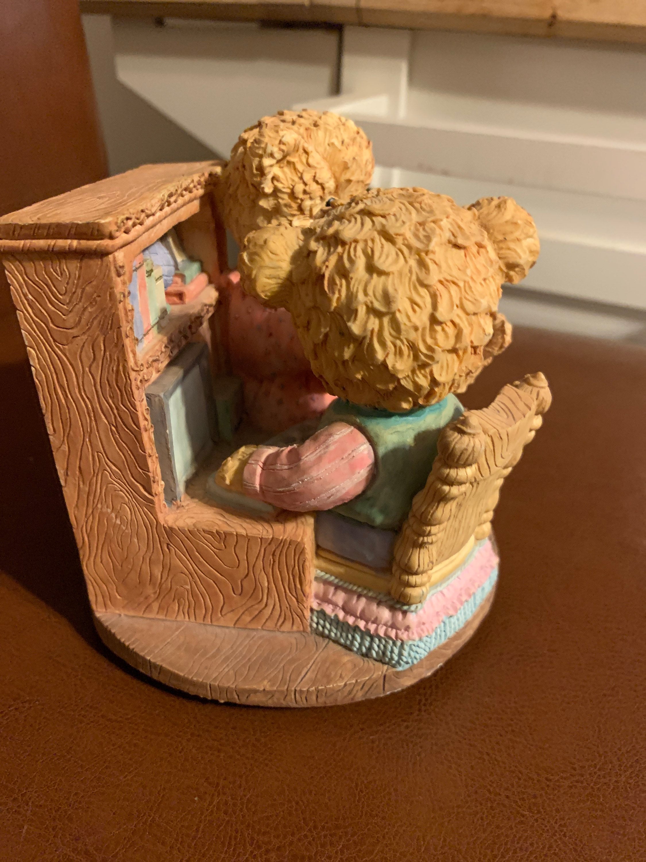 Vintage Teddy Bear Collectable Music Box “let Me Be Your Teddy Bear” in ...