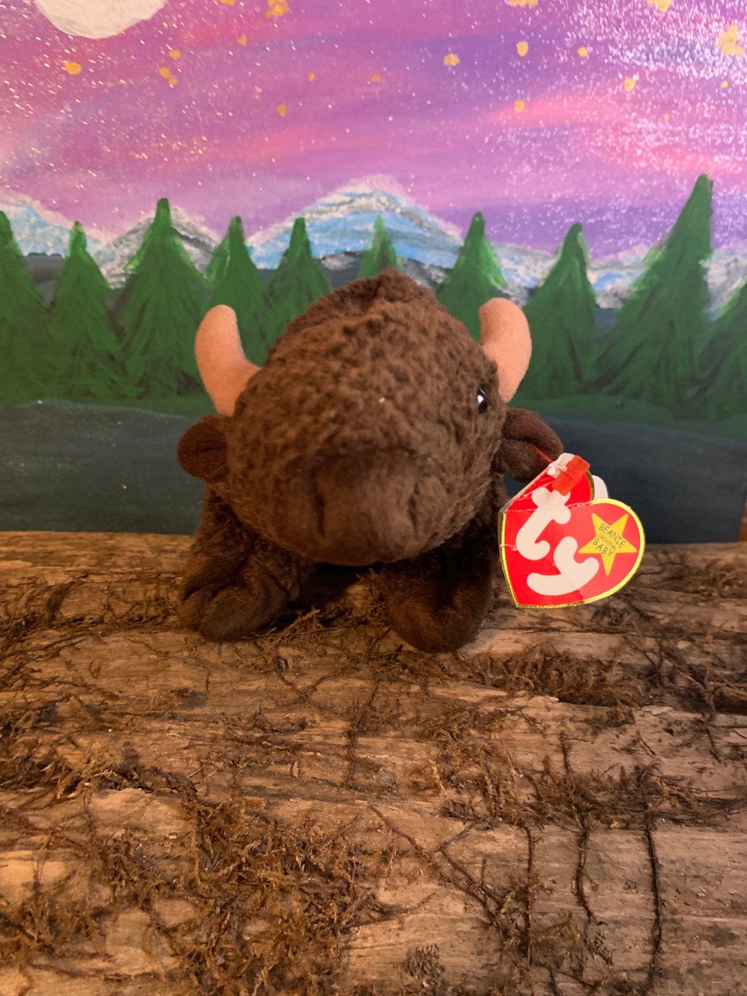 Vintage TY Original Brand Original Beanies Collection Buffalo roam With ...