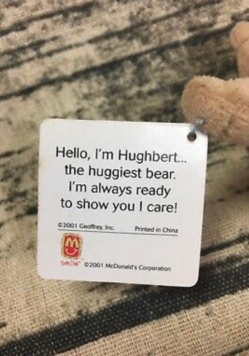 Vintage Collectable Animal Alley by Toys R Us “hughbert” 2001 Plush Toy ...