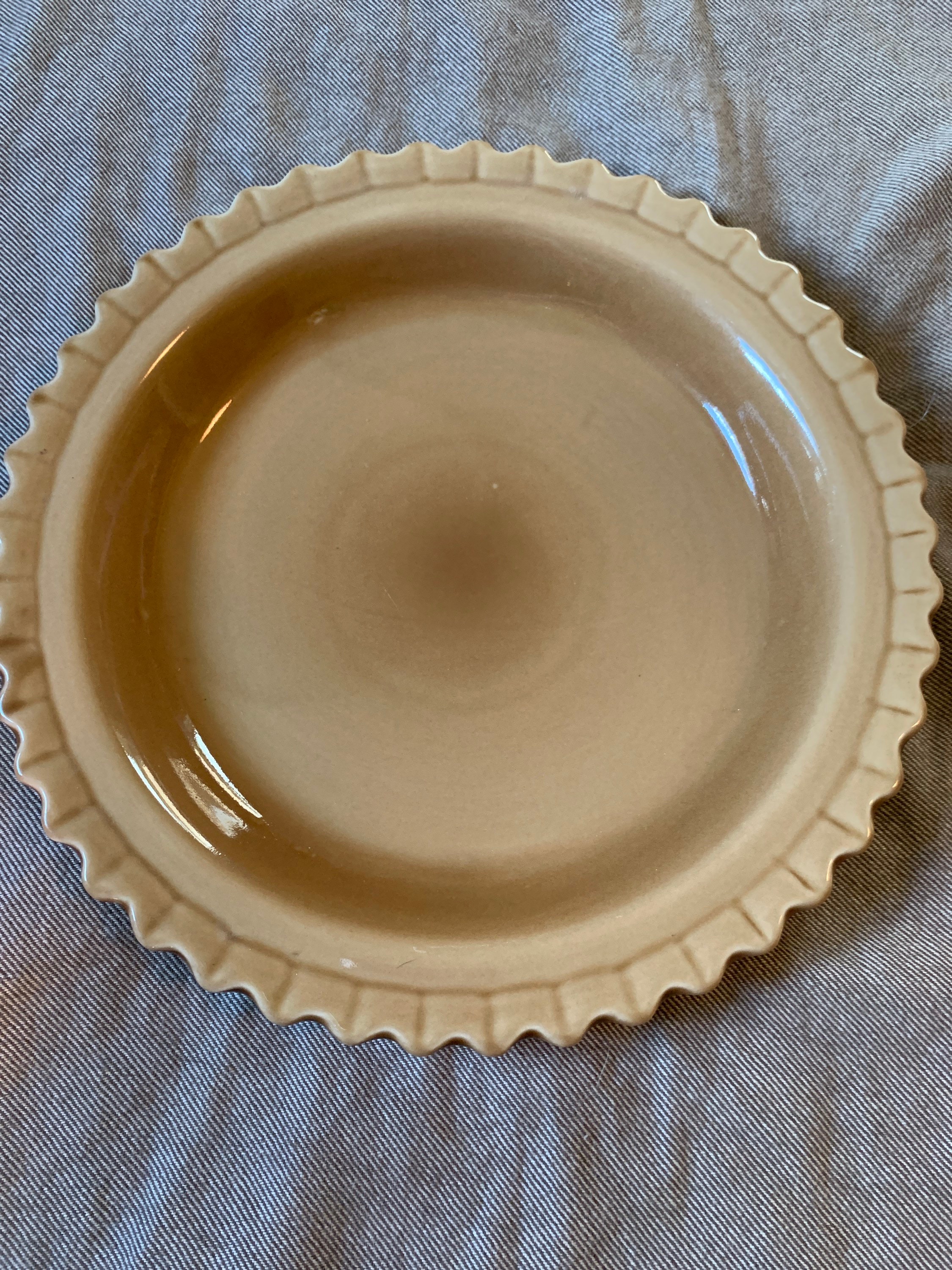 Ceramic Set of Two Vintage Pie Plates in Excellent Condition! - Etsy