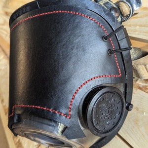 Personalized Leather SCBA Mask Cover for Scott AV-3000 - Blackout ...