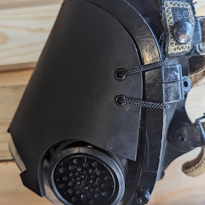 Firefighter SCBA Leather Mask Cover/ Blackout Mask Without a Backstrap ...
