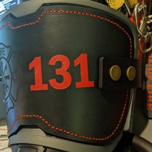 Personalized Firefighter SCBA Leather Mask Cover for MSA G1 Mask (black ...