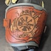 Personalized Firefighter SCBA Leather Mask Cover for MSA G1 Mask ...