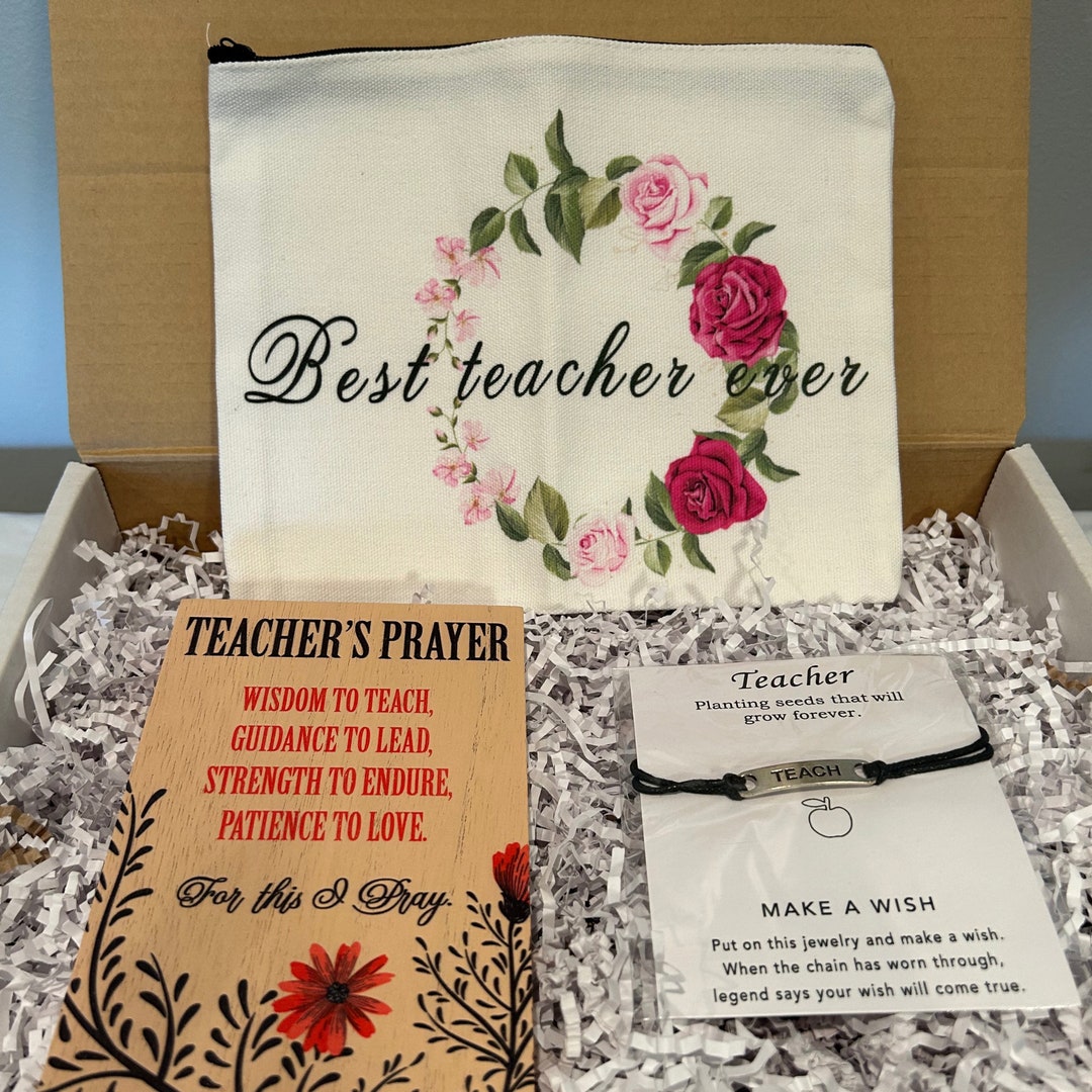 Christian Teacher End of Year Gifts, Teacher Appreciation Gift Box ...