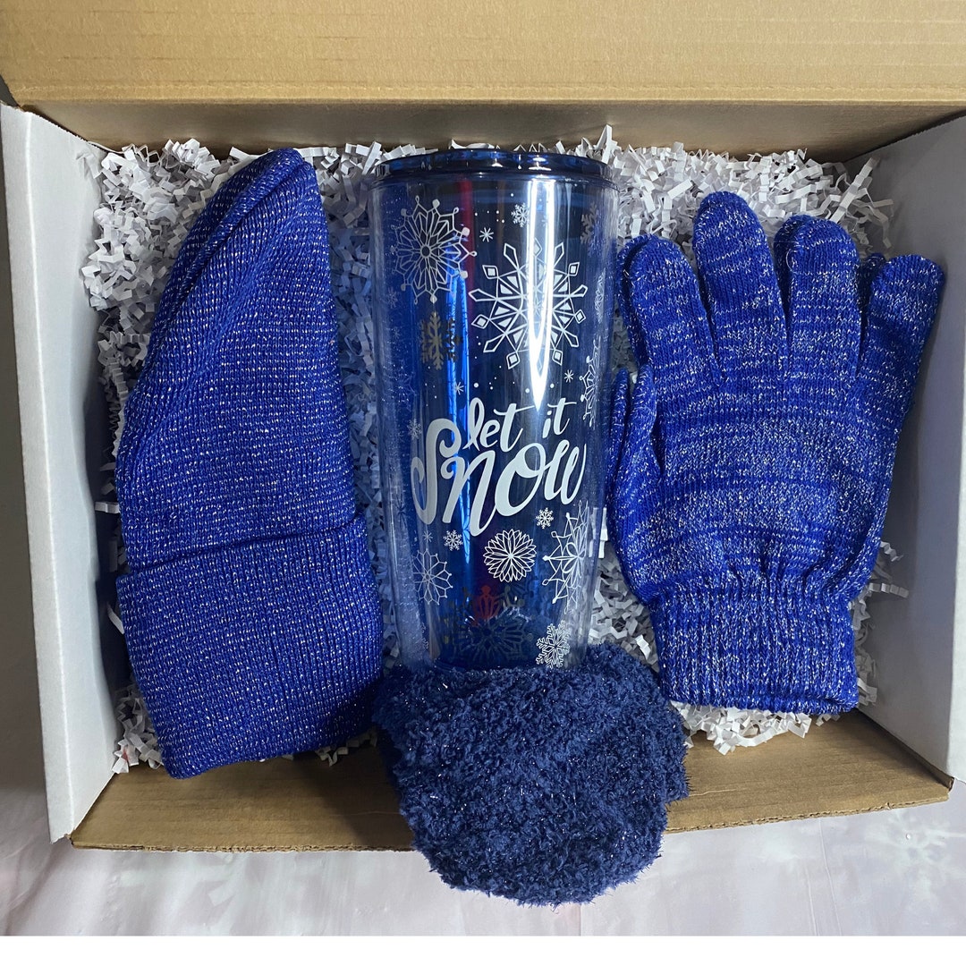 Winter Gift Set, Winter Gift Box for Her, Let It Snow Gifts, Gift Box ...
