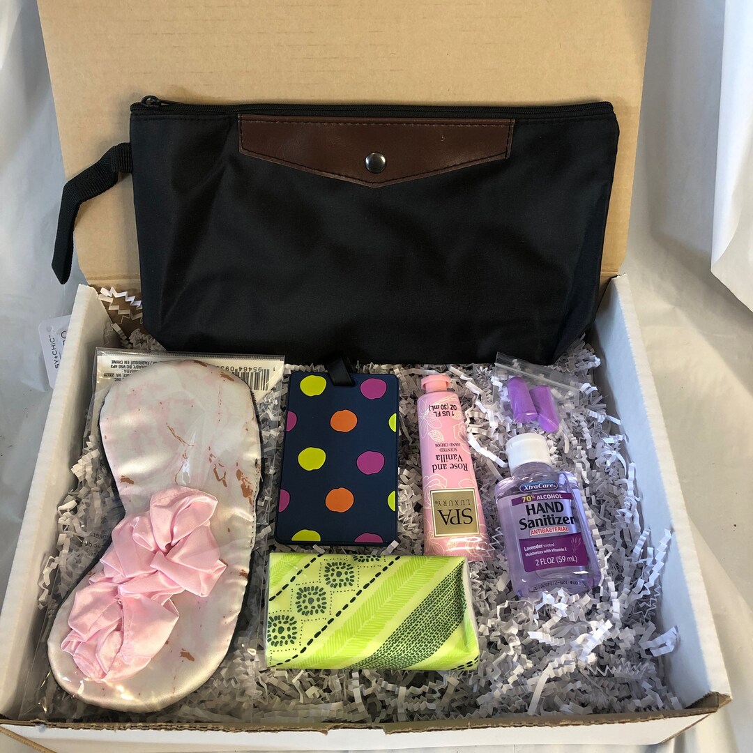 Traveler's Care Package, Travel Kit Gift Box, BFF Travel Box, Travel ...