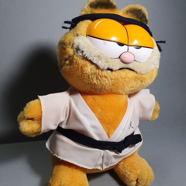 Garfield Karate Toy - Etsy