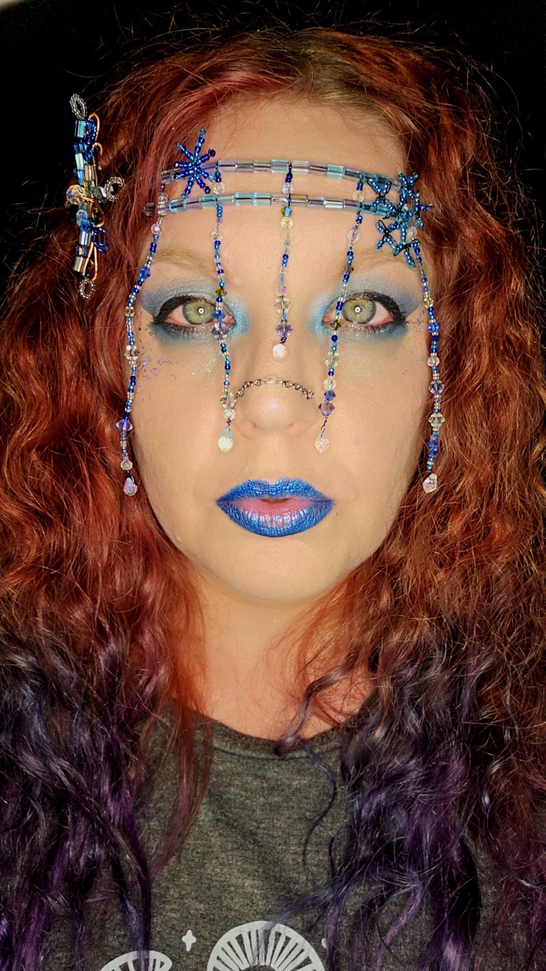 Snow Flake Drip Headpiece Crown - Etsy