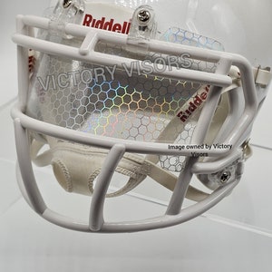 Mini Size Holographic Honeycomb Football Helmet Visor for Helmet ...