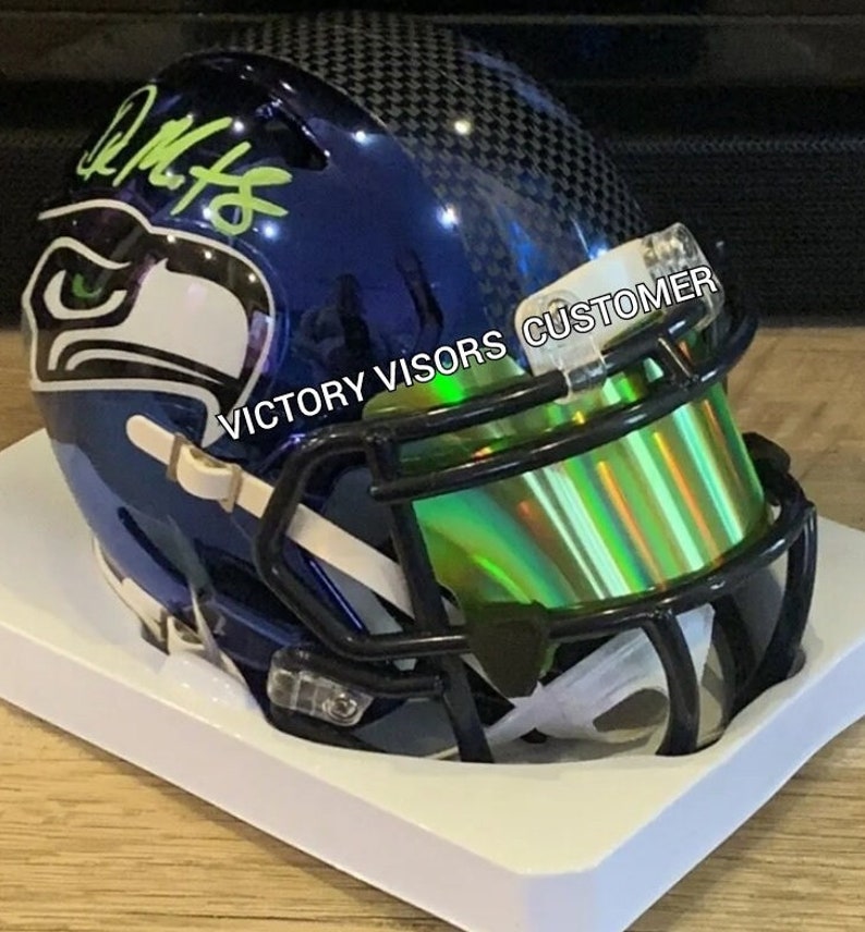 Mini Size Lime Green Football Helmet Visor for Helmet Builders and ...