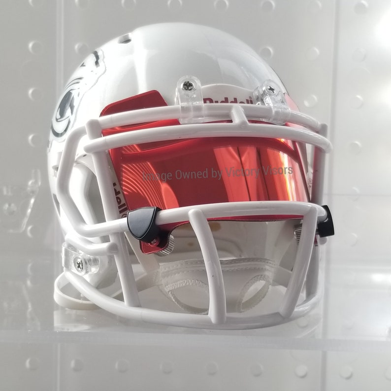 Mini Size Red Football Helmet Visor for Helmet Builders and | Etsy