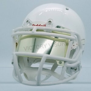 NEW COLORS! Mini Size *flat Style* Football Helmet Visors for Riddell ...