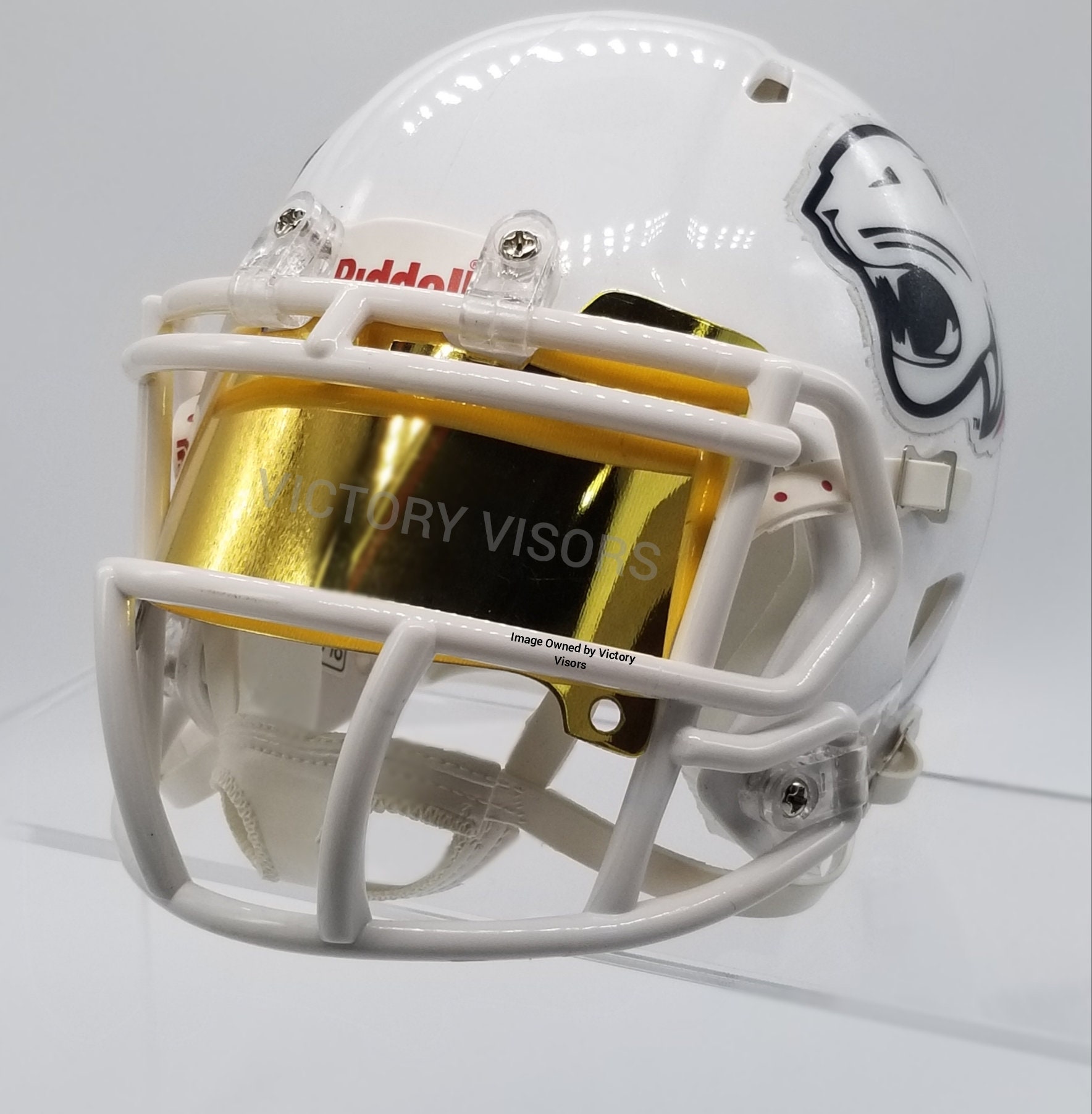 Mini Size *flat Style* Football Helmet Visors for Riddell & Schutt Mini ...