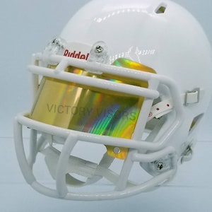 NEW COLORS! Mini Size *flat Style* Football Helmet Visors for Riddell ...